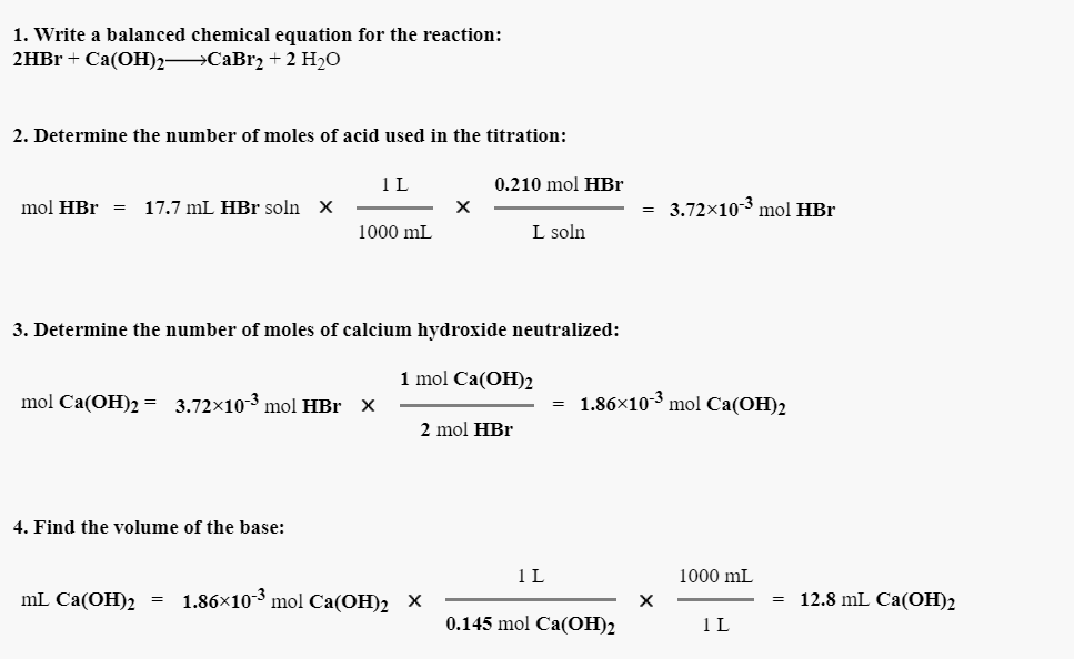 Solved a) What volume of a 0.165 M sodium hydroxide solution | Chegg.com