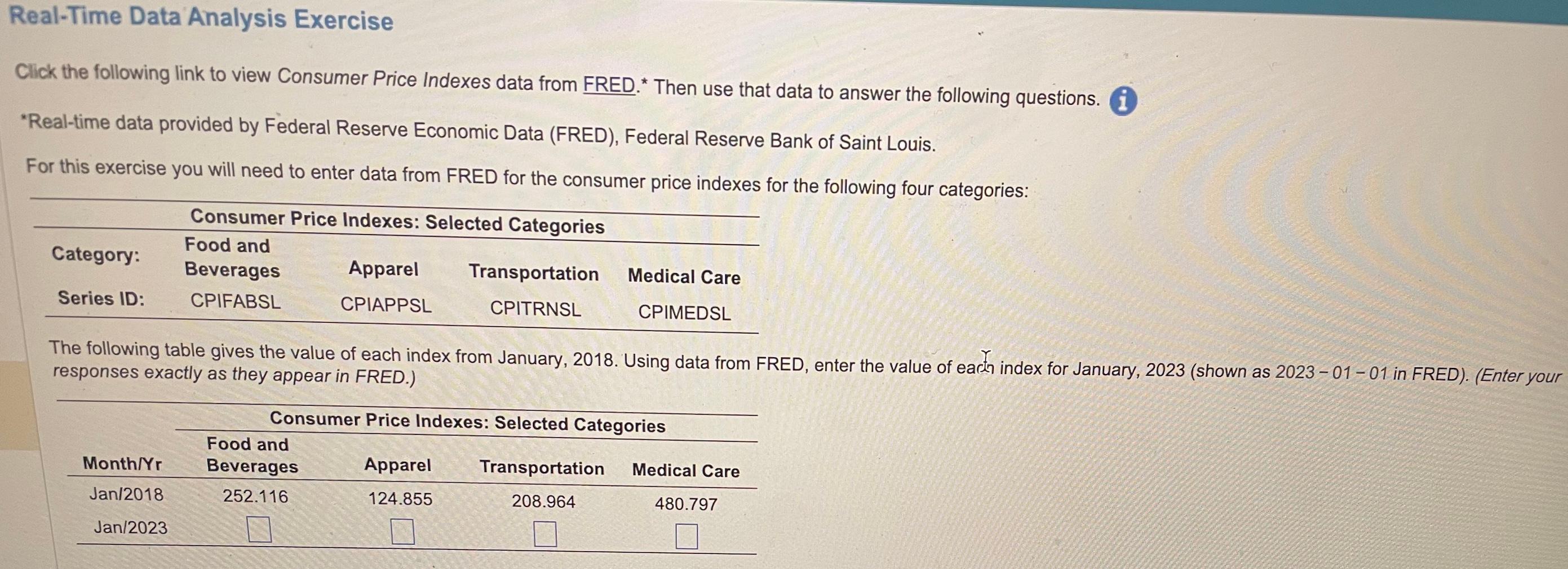 Solved Real-Time Data Analysis Exercise Click the following | Chegg.com