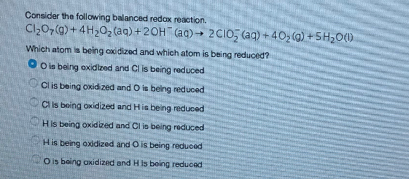 Solved Consider the following balanced redox reaction. | Chegg.com