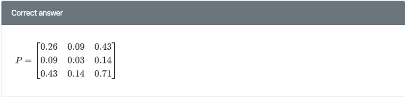 Solved Find The Projection Matrix That Projects A Vector