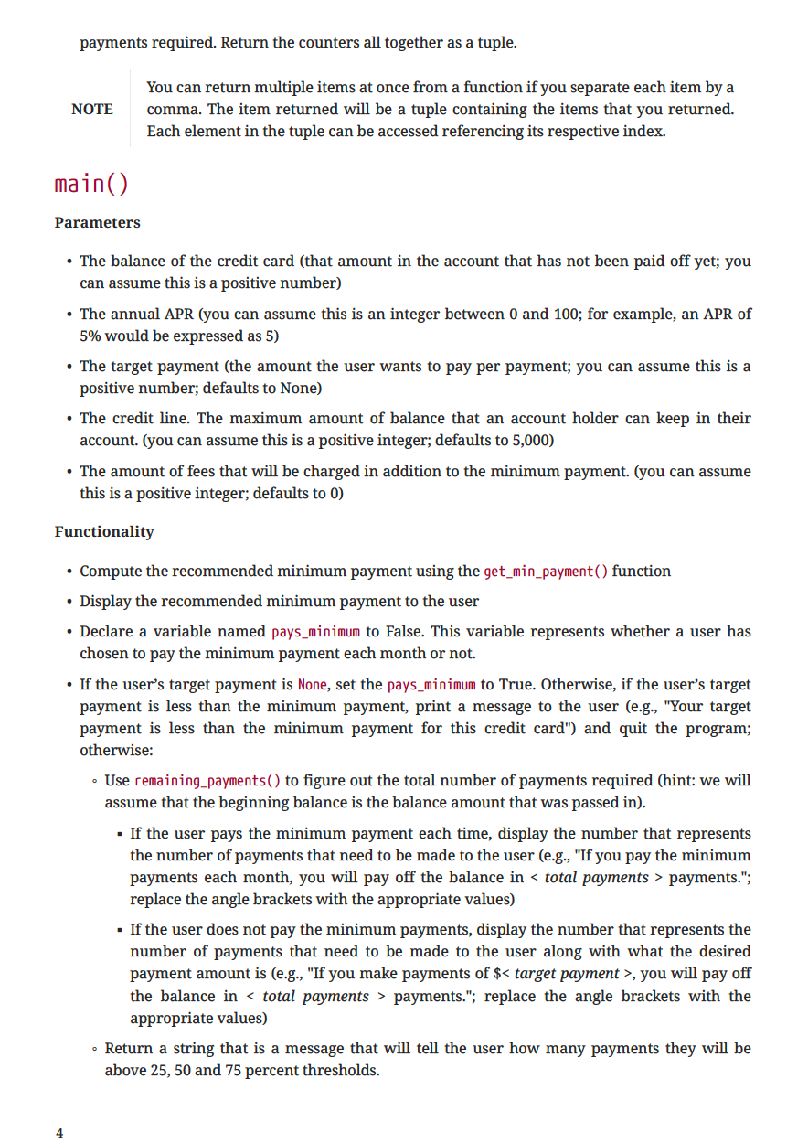 Solved Table of Contents 1 1 2 Instructions | Chegg.com