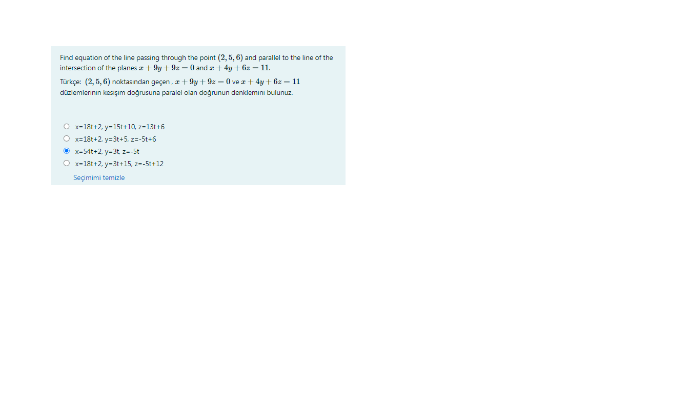 Solved Find Equation Of The Line Passing Through The Point