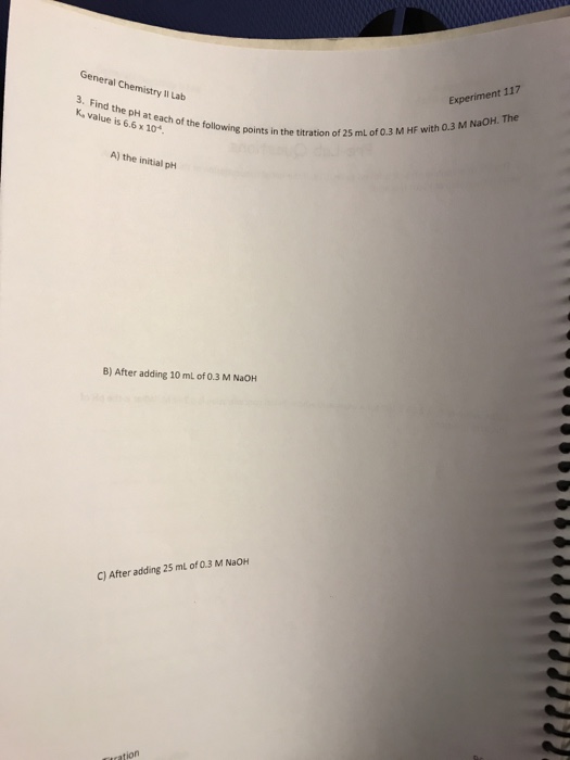 Solved General Chemistry I Lab Experiment 117 Name: | Chegg.com