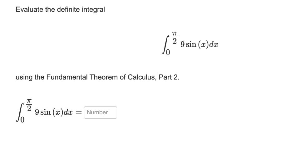 Solved Evaluate the definite integral \\[ | Chegg.com