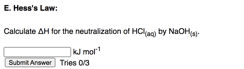 Solved A. AH solution of NaOH(s) Phase Change: Mass of NaOH: | Chegg.com