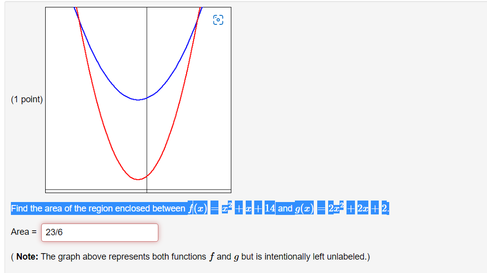 Solved Find the area of the region enclosed between | Chegg.com