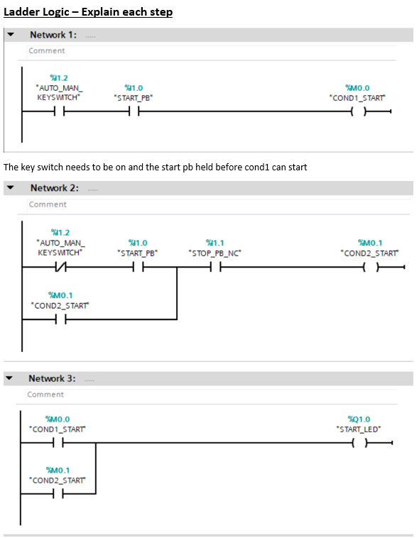 Solved The key switch needs to be on and the start pb held | Chegg.com