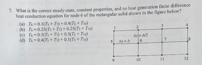 Solved 7. What is the correct steady-state, constant | Chegg.com