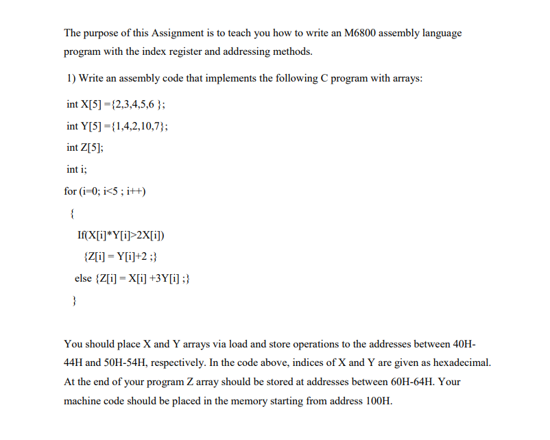 The purpose of this Assignment is to teach you how to | Chegg.com