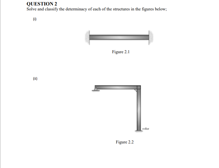 Solved QUESTION 2 Solve and classify the determinacy of each | Chegg.com