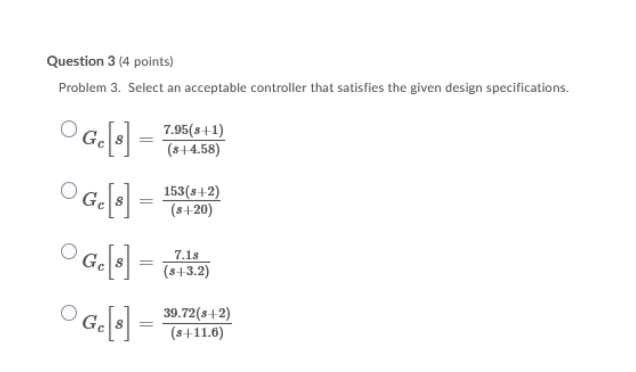 Solved 3. Given G[s]=s21 Design a phase-lead controller to | Chegg.com