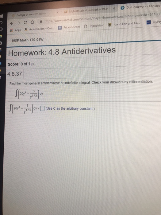 Solved ork-19SP XDo Homework- Christopl College of Western | Chegg.com