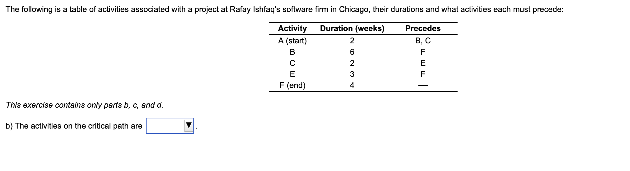 Solved Question content area Part 1 The following is a | Chegg.com