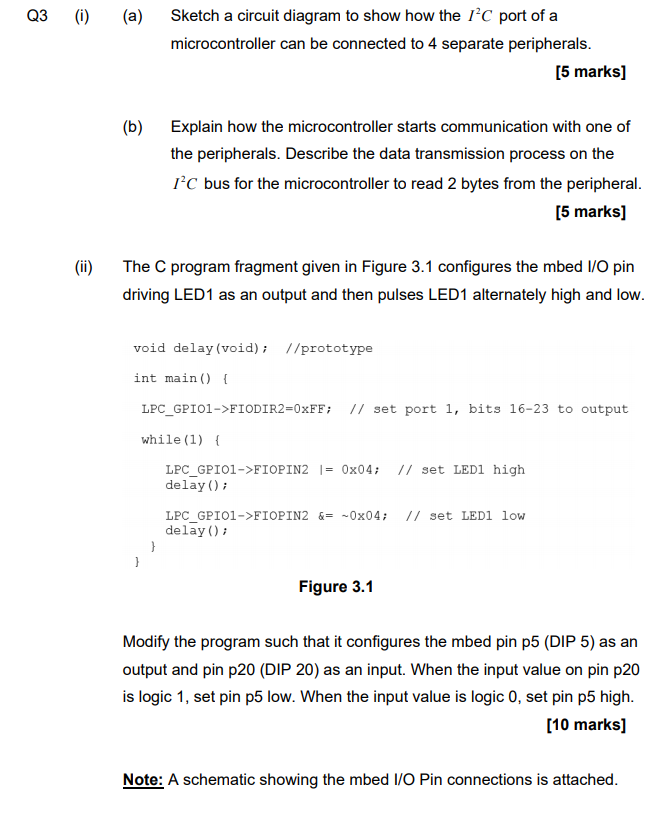 Solved Q3 1 A Sketch A Circuit Diagram To Show How The 