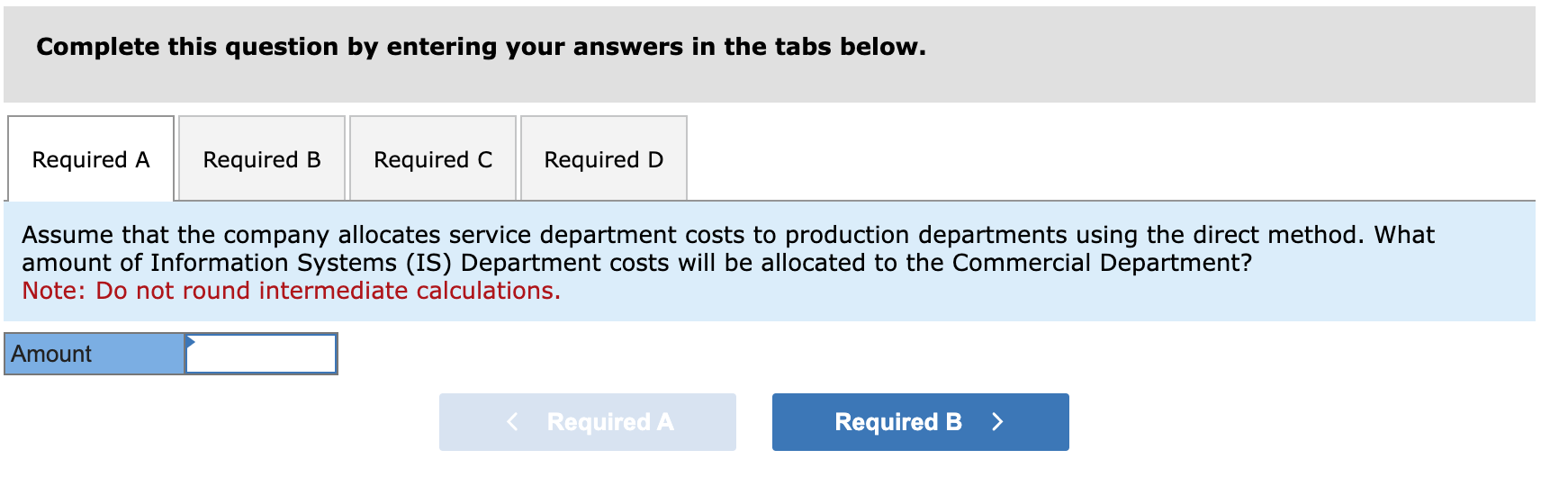 Solved Western Services has three service departments: | Chegg.com