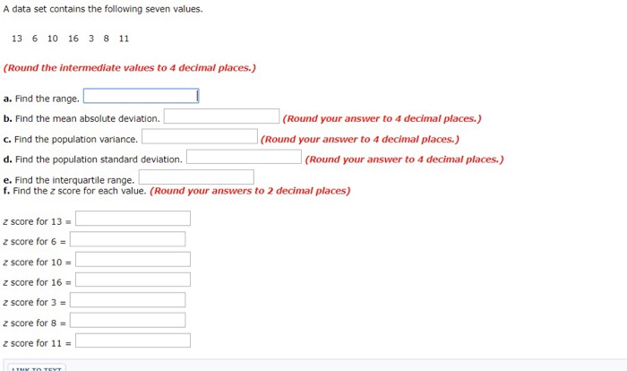 Solved A data set contains the following seven values. 13 6 | Chegg.com