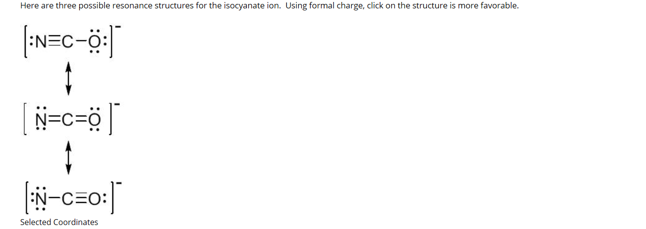 Solved Here are three possible resonance structures for the | Chegg.com