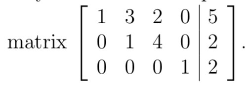 Solved 1. A system of 3 linear equations in 4 unknown | Chegg.com