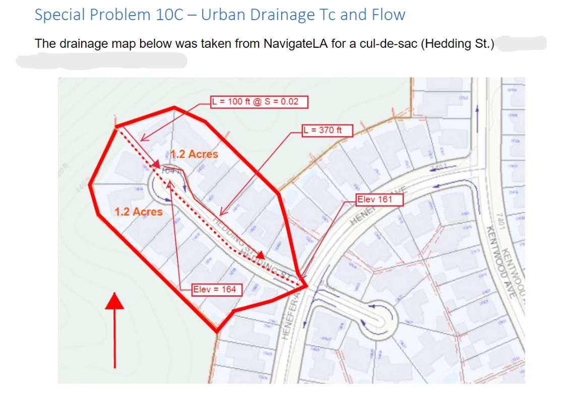 Solved Special Problem 10C - Urban Drainage Tc and Flow The | Chegg.com