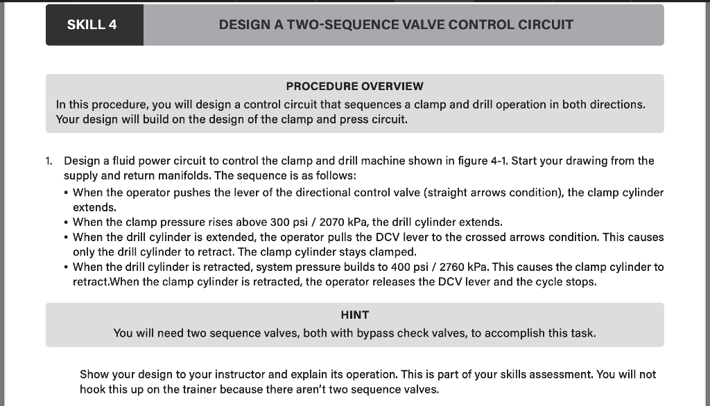 PROCEDURE OVERVIEW In this procedure, you will design | Chegg.com