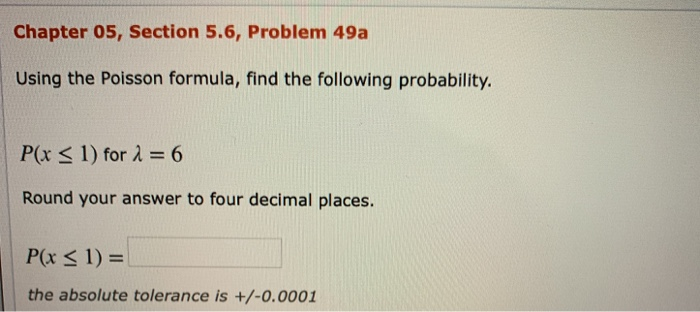 Solved Chapter 05, Section 5.6, Problem 49a Using the | Chegg.com