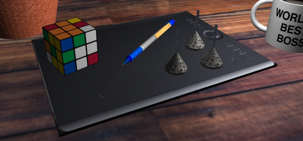 Create a very similar 3D scene to this one. | Chegg.com