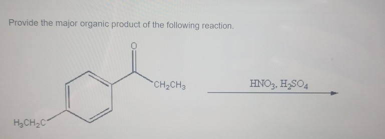 Solved Provide the structure of the major mononitration | Chegg.com
