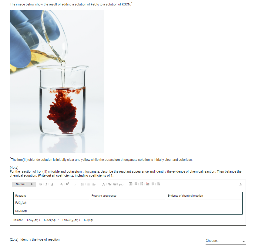 Solved The image below shows the result of mixing CaCl, and | Chegg.com
