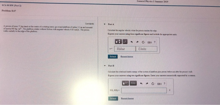 Solved CCh 05 HW (Part I) Problem 8.25 Constants Part A A | Chegg.com Solved CCh 05 HW (Part I) Problem 8.25 Constants Part A A | Chegg.com