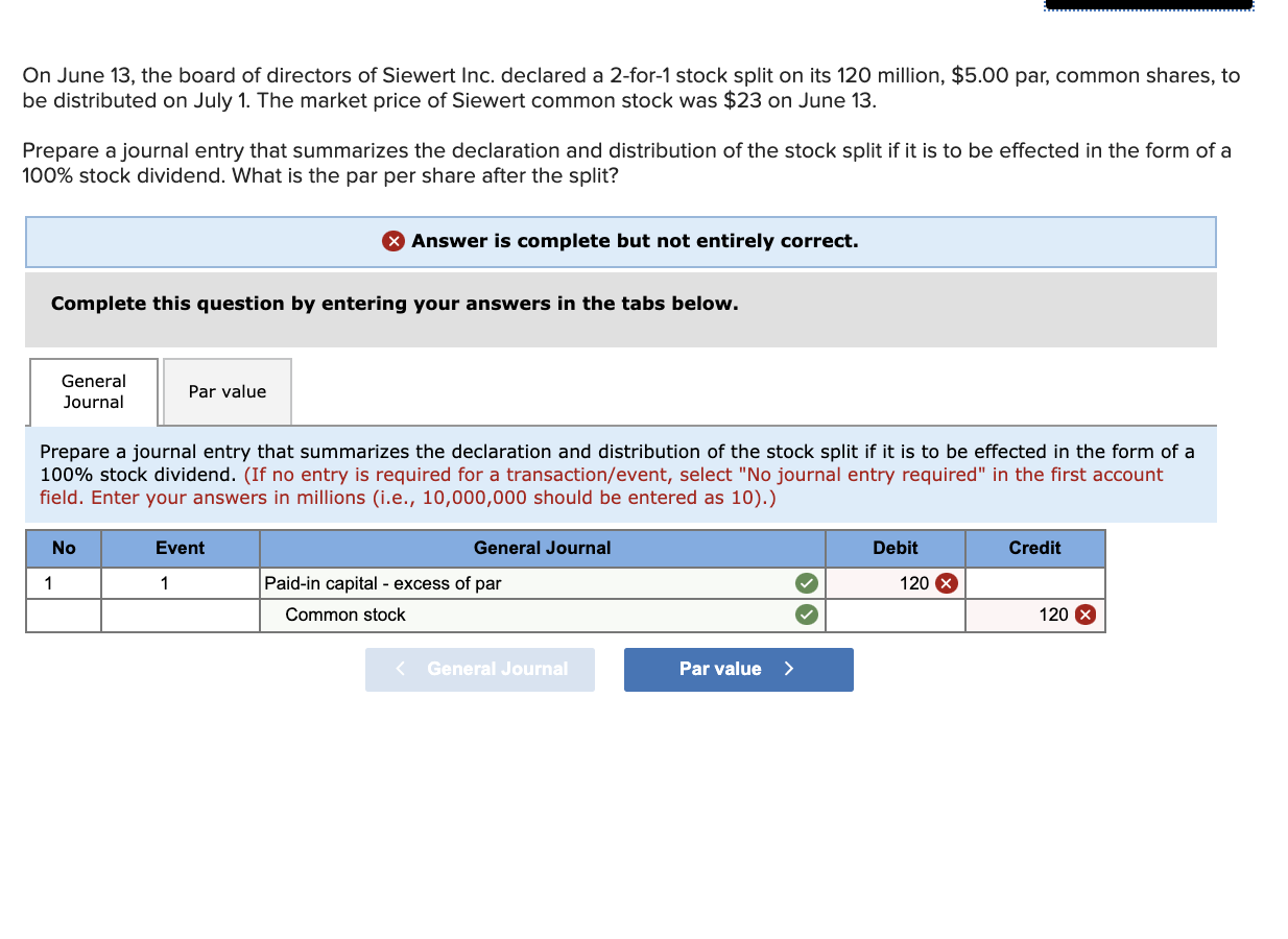 Solved On June 13, the board of directors of Siewert Inc. | Chegg.com