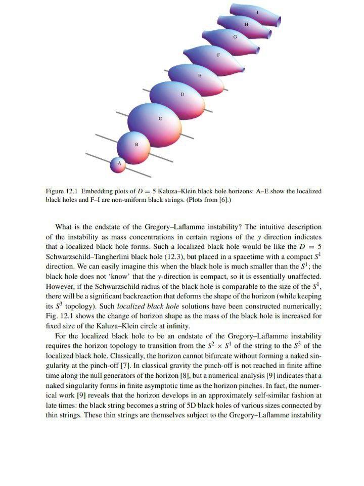 Figure 12.1 Embedding plots of D=5 Kaluza-Klein black | Chegg.com