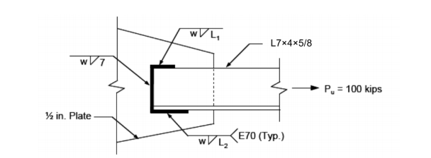 Solved You are to use the concept of “Balanced Weld Design” | Chegg.com