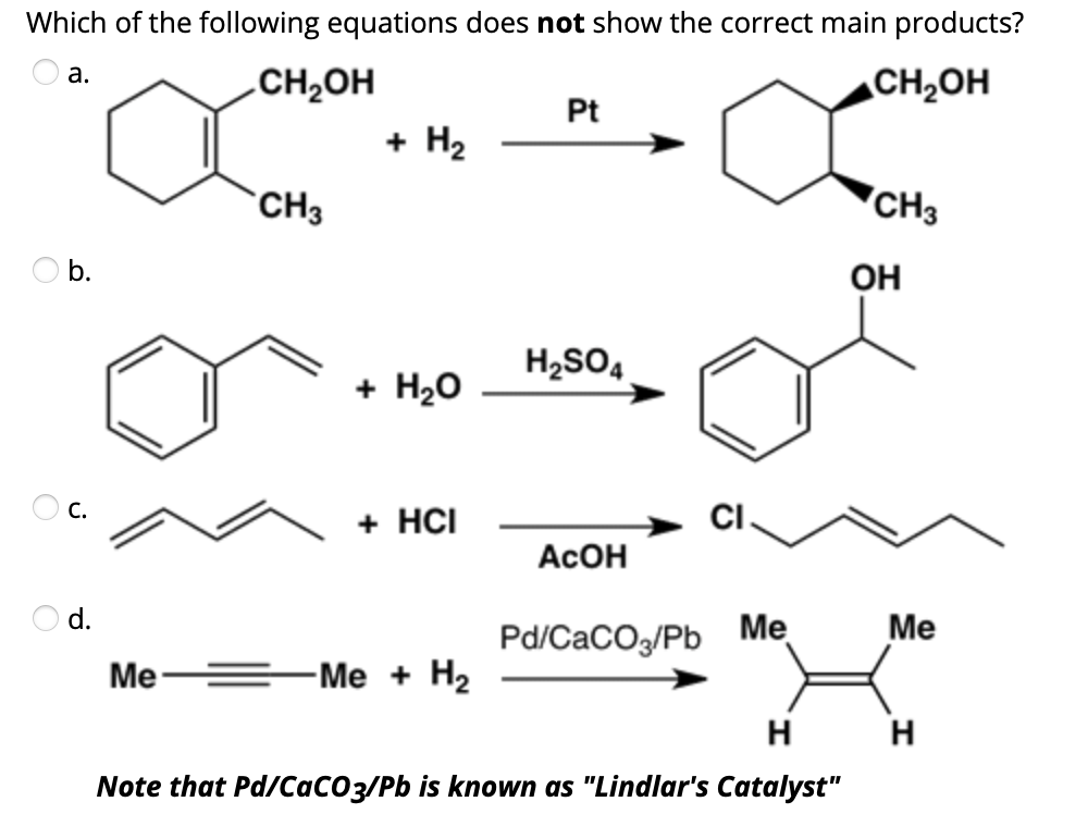 Solved Which of the following equations does not show the | Chegg.com