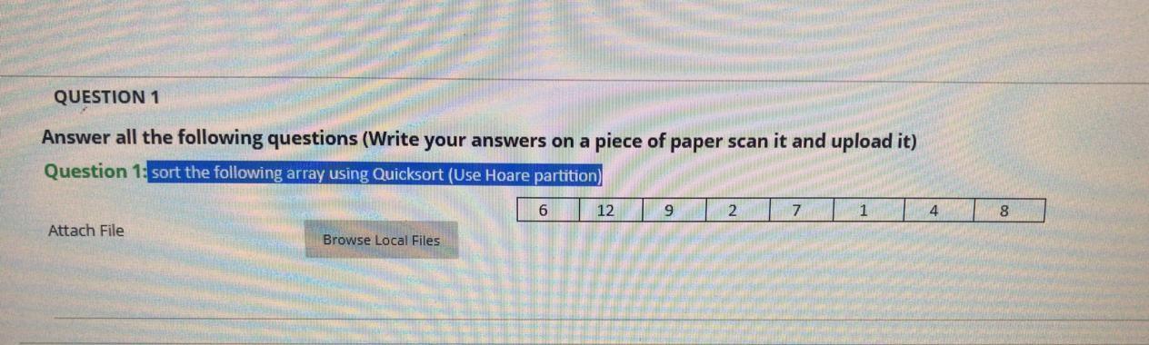 Solved QUESTION 1 Answer all the following questions (Write | Chegg.com
