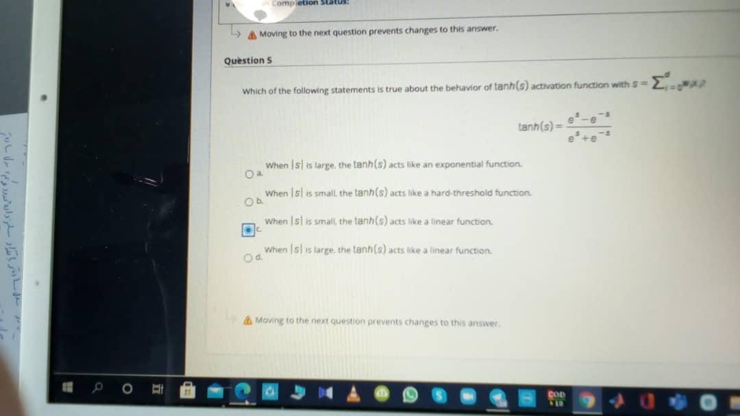 Solved Completion Status: Moving to the next question | Chegg.com