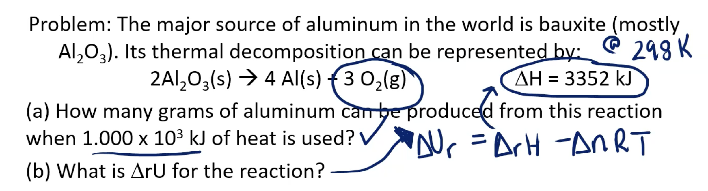 Problem: The major source of aluminum in the world is | Chegg.com