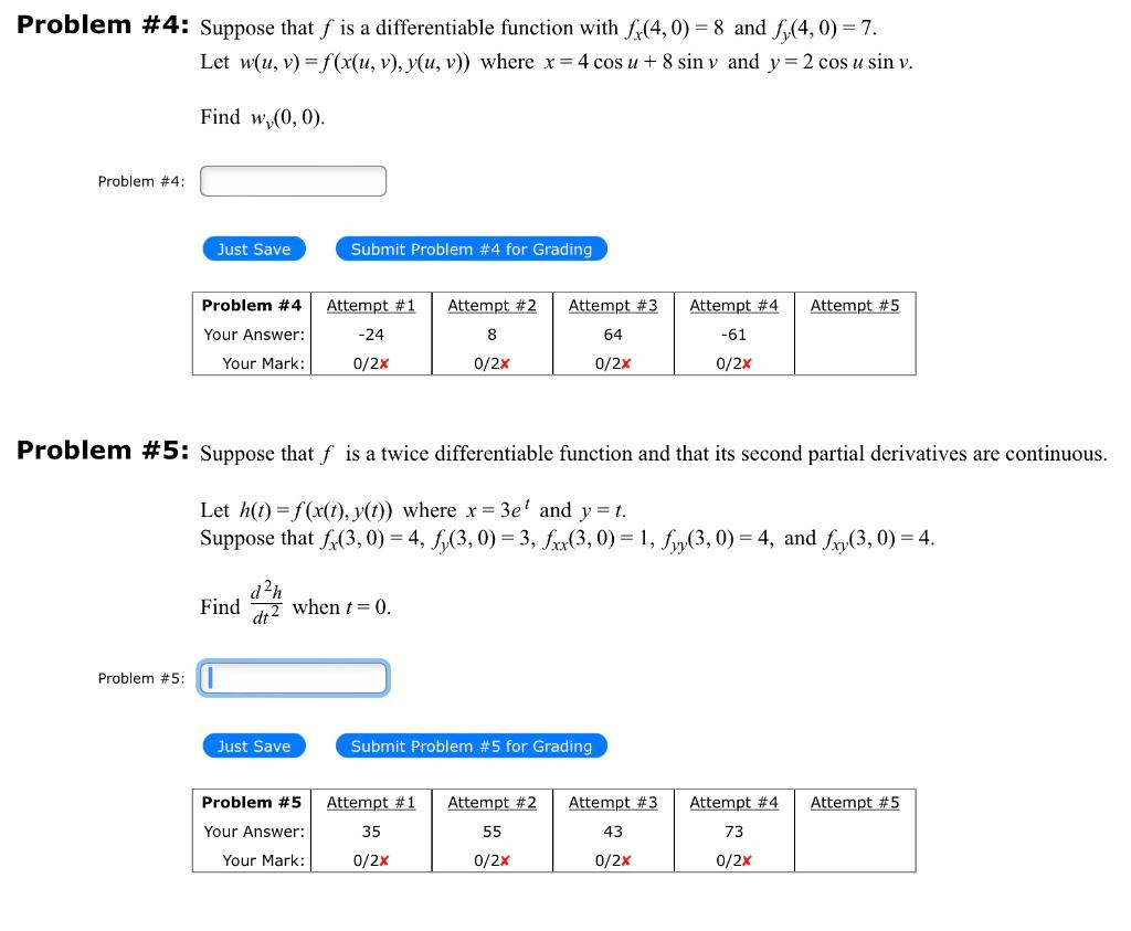 Solved Question #4 and #5, thank you so much! And may I | Chegg.com