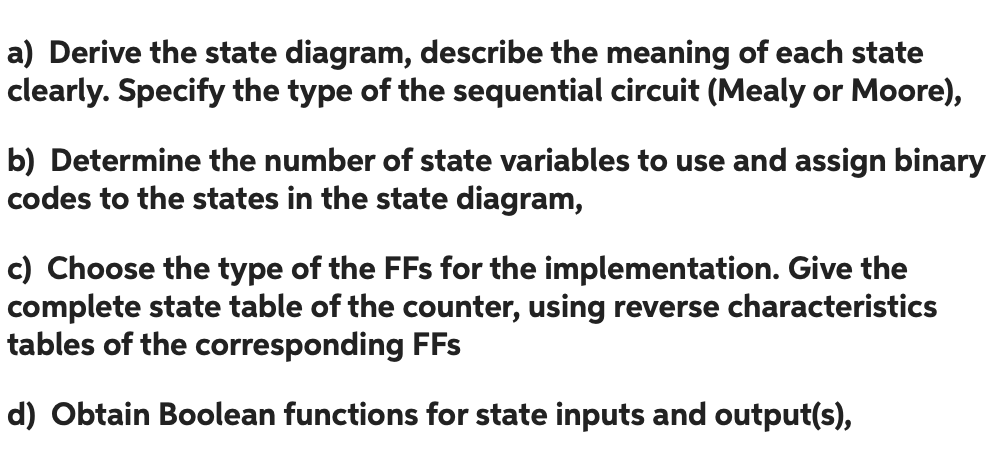 Solved Note: Please write your answer on paper. Design a | Chegg.com