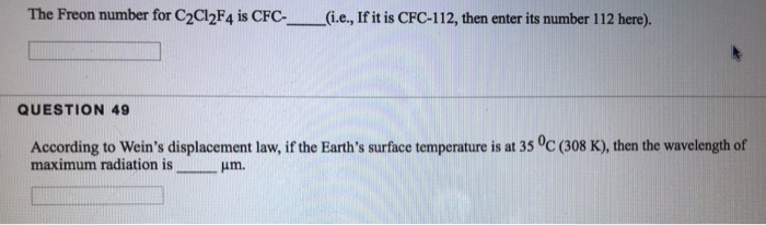 Solved The Freon number for C2C12F4 is CFC- G.е., If it is | Chegg.com