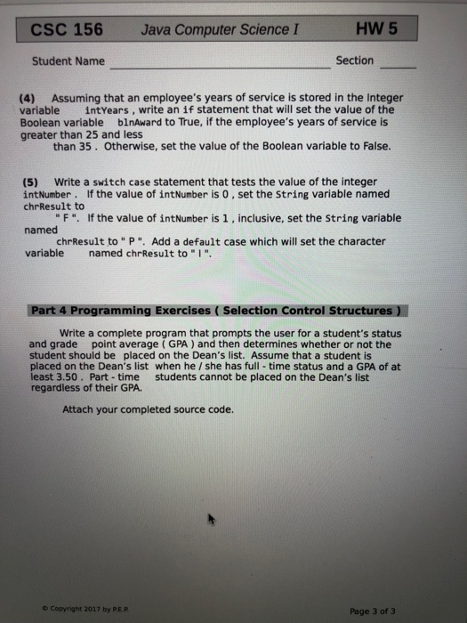 Solved Part 2 Textbook Exercises Java Language Basics For | Chegg.com
