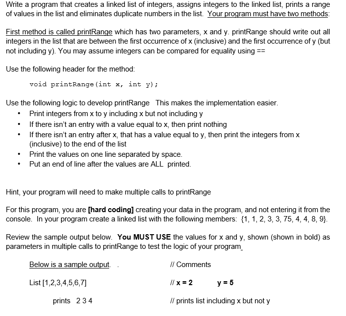 Solved Java Please. Also, the code should have two methods | Chegg.com