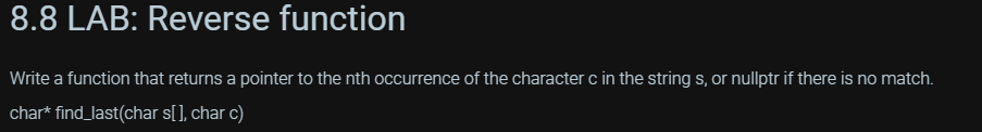 Solved 8.8 LAB: Reverse function Write a function that | Chegg.com