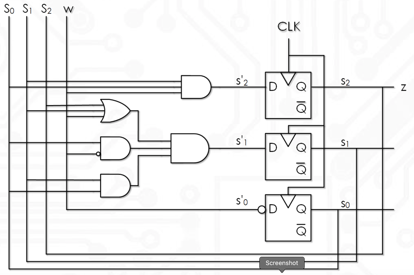 Solved For the serial detector circuit shown with tccq = | Chegg.com