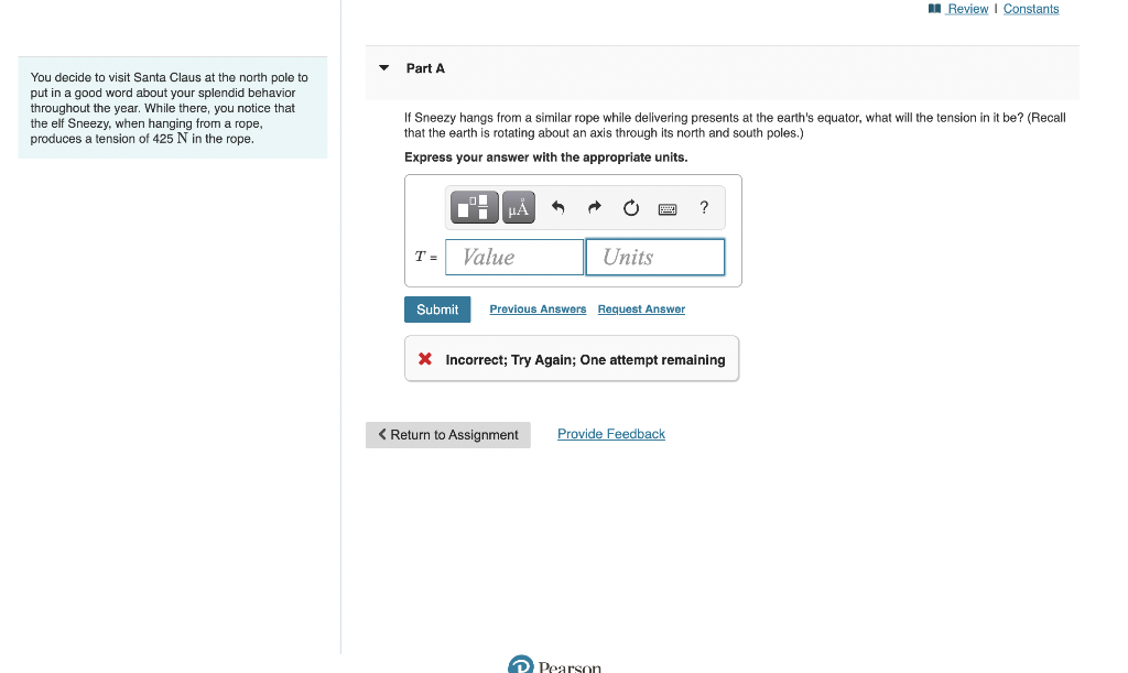 Solved You decide to visit Santa Claus at the north pole to | Chegg.com