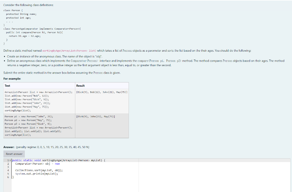 Solved Consider the Iterator interface in the java.util | Chegg.com