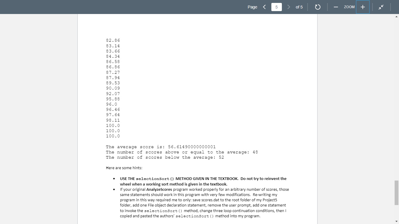 Solved Intro to Algorithms & Programming: Java | Chegg.com