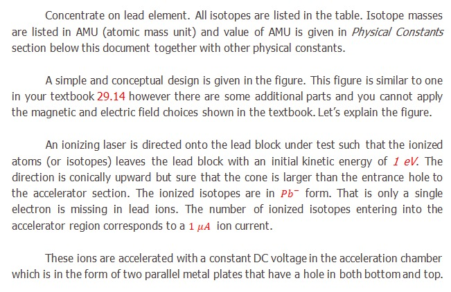 Solved Concentrate on lead element. All isotopes are listed | Chegg.com