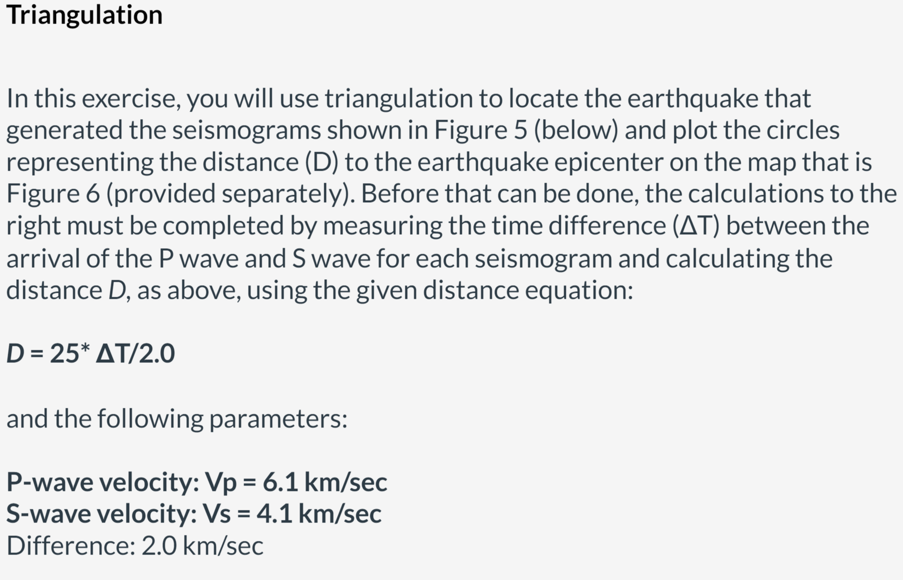 Solved In this exercise, you will use triangulation to | Chegg.com