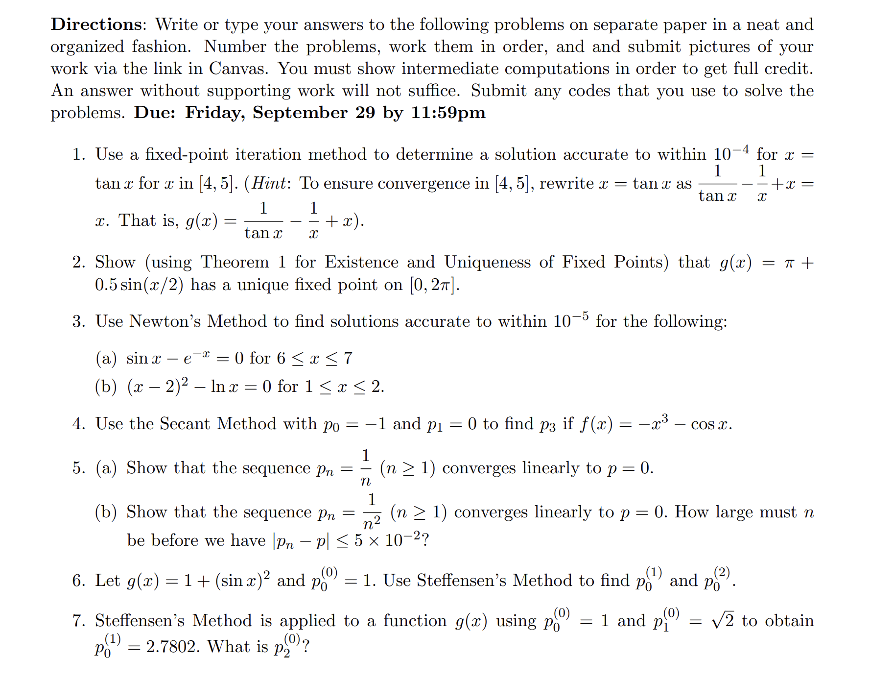 Solved Directions: Write or type your answers to the | Chegg.com
