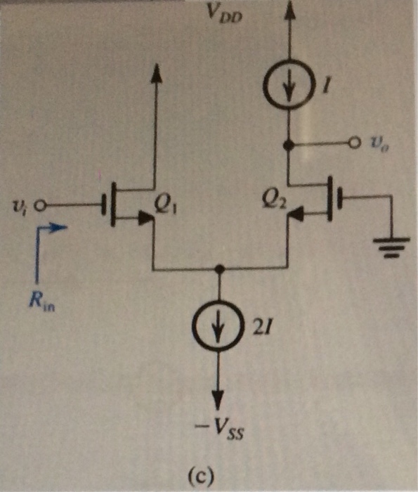 Solved 8.100 Consider the CD-CG amplifier of Fig. 8.48(c) | Chegg.com